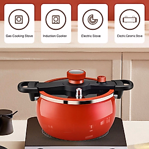 Fine Iron Pressure Cooker, Efficient Fast Cooking, Multifunctional Design, Scientific, 7 Liters Capacity, Suitable for Induction, Gas Stove, Electric Stove, Ceramic Stove