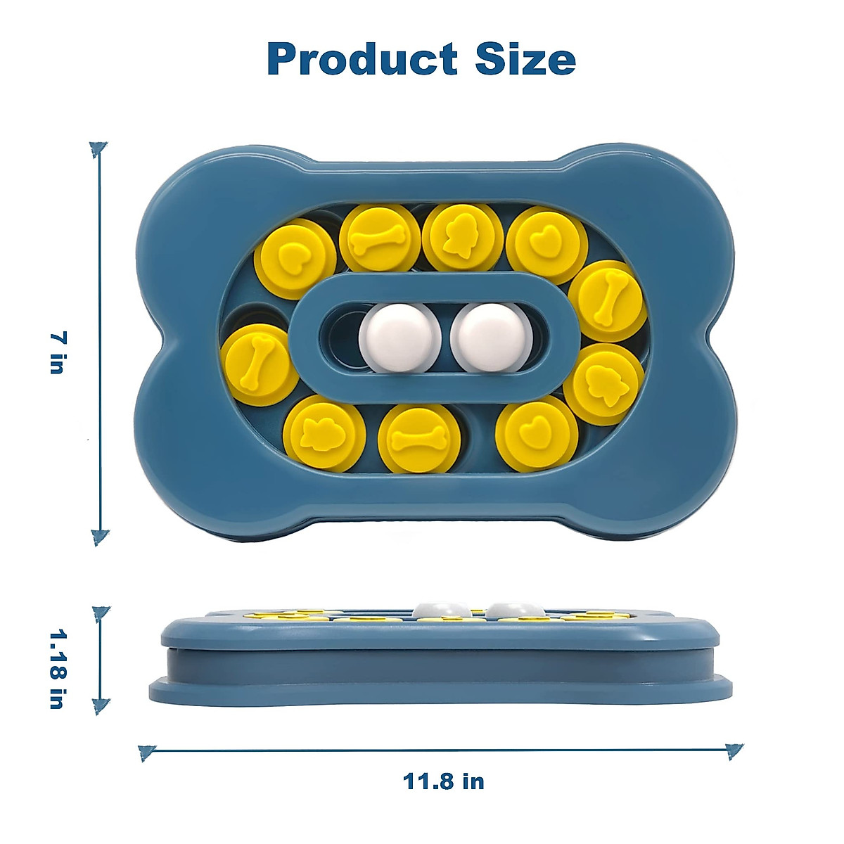 ZOERST Dog Puzzle Toys, Dog Food Toy for Puppy IQ Training & Mental Enrichment, Slow Feeder to Aid Puppy Dog Digestion, Treat Puzzles to Keep Them Busy