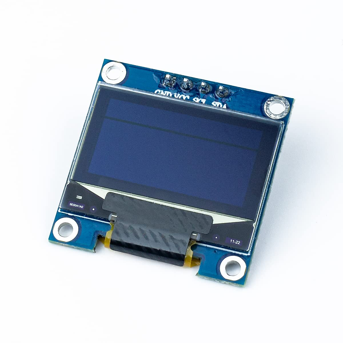 Hosyond 5 Pcs 0.96 Inch OLED I2C IIC Display Module 12864 128x64 Pixel SSD1306 Mini Self-Luminous OLED Screen Board Compatible with Arduino Raspberry Pi(Blue and Yellow)