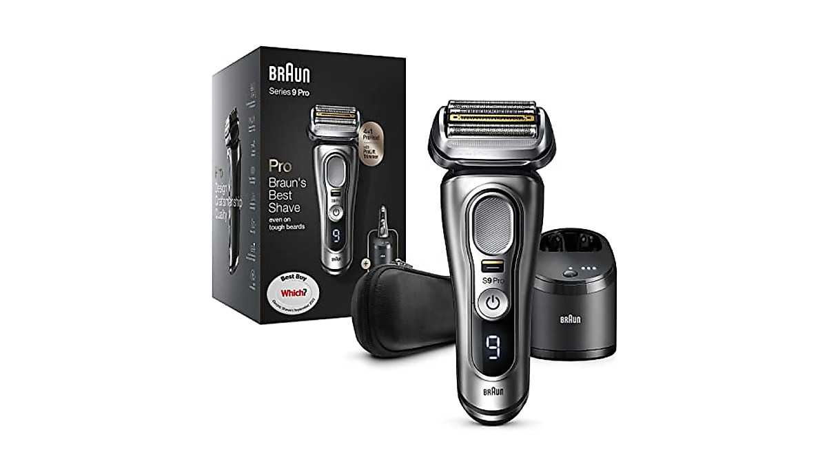 Braun Series 9 Pro Electric Shaver for Men | Gentle, Close Shave
