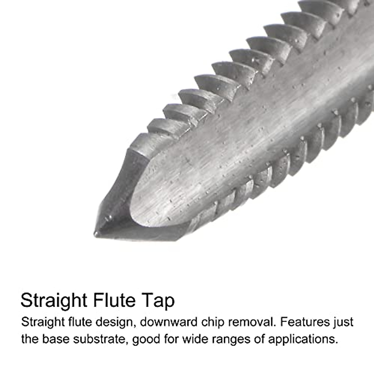 uxcell Tap & Bit Sets, 1/4-20 UNC H2 Straight Flute Machine Thread Milling Tap Extra Long, 5mm High Speed Steel (HSS) Twist Drill Bit