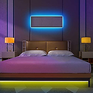 KSIPZE Led Strip Lights RGB Music Sync Color Changing,Bluetooth Led Lights with Smart App Control Remote,Led Lights