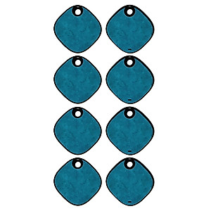 MightySkins Skin Compatible with Samsung Galaxy SmartTag (4 Pack) - Blue Strokes | Protective, Durable, and Unique Vinyl Decal wrap Cover | Easy to Apply, Remove, and Change Styles | Made in The USA