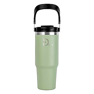 DEWA Iceflow stainless steel Tumbler | 30 oz Tumbler with Double Flip Straw | Premium Insulated Stainless Steel | Keeps Drinks Cold For 24 Hours, Hot For 12 Hours | BPA -Free & Built to Last.