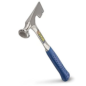 ESTWING Drywall Hammer - 14 oz Wall Board Tool with Milled Face & Shock Reduction Grip - E3-11