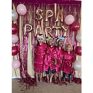 LaVenty 13 PCS Spa Party Balloons Spa Party Decoration Nail Polish Banner Spa Party Banner Spa Theme Birthday Party Salon Party Decoration Makeup Party Decoration