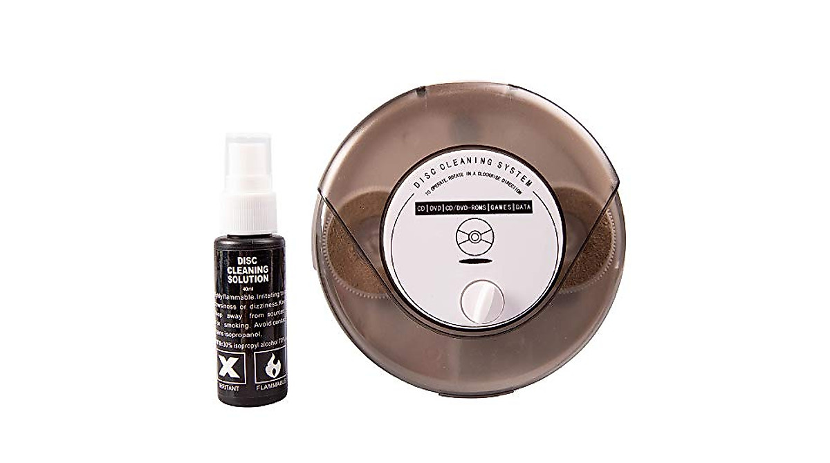 AmerTac Zenith CD1001DVDCLR Disc Cleaning System – Clear Playback