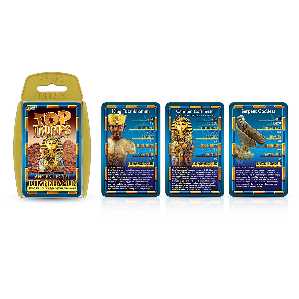 Top Trumps Ancient Civilizations Card Game Bundle, Educational game includes Ancient Greece, Rome and Egypt, travel game, gift and toy for boys and girls aged 6 plus