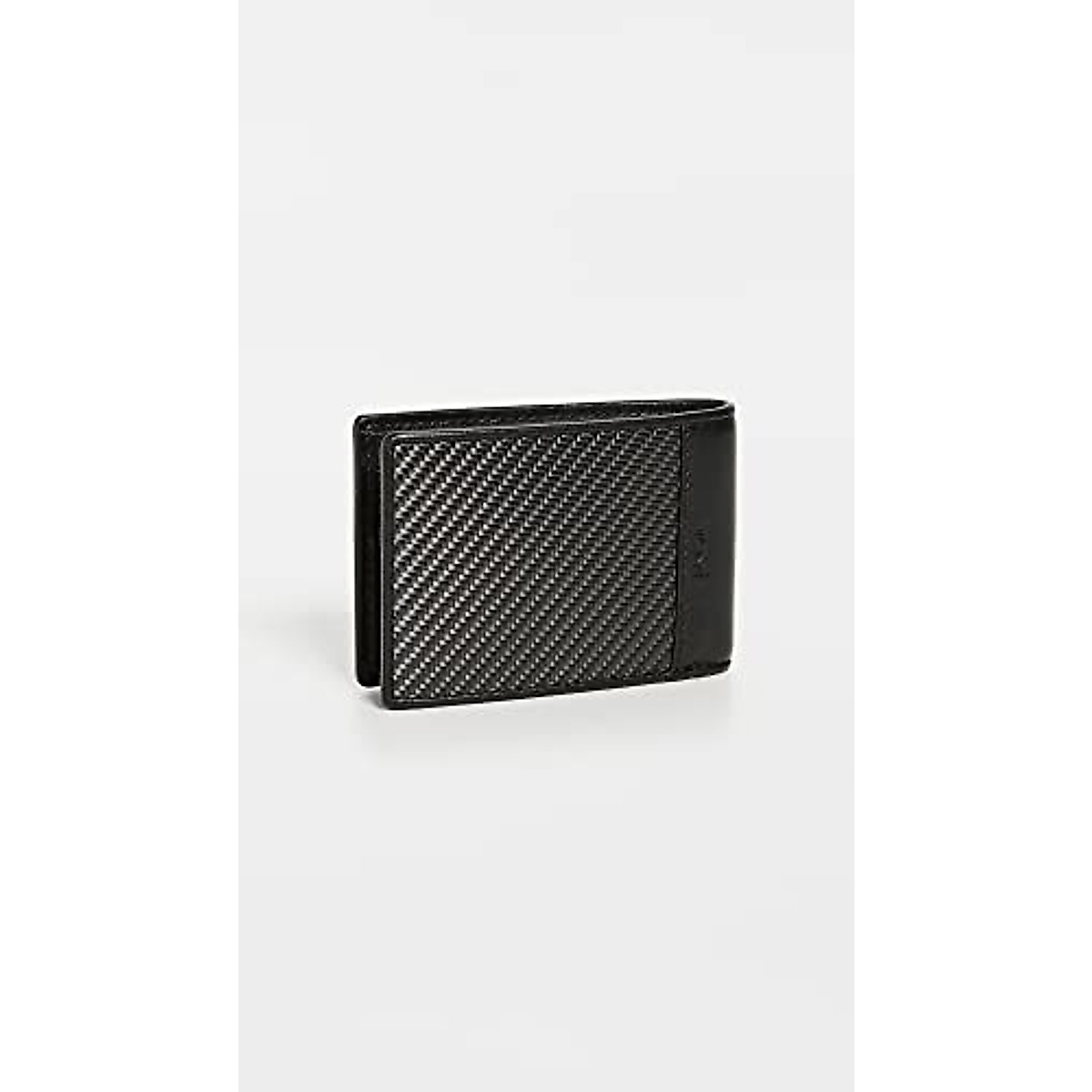 TUMI Men's Slim Single Billfold, Carbon, Black, One Size
