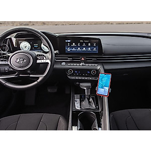 Phone Mount holder compatible with Hyundai Elantra (2021 2022 2023) dashboard | Compatible with Magnetic, magsafe, clamp on, cradle and wireless charger