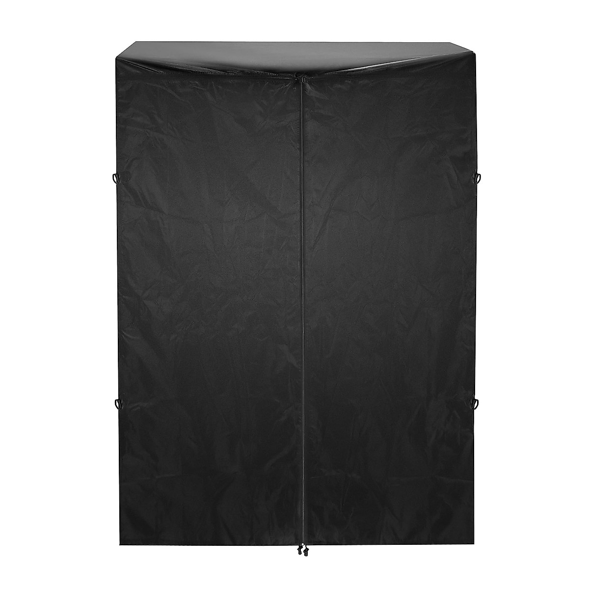 QWORK Wire Rack Cover Shelf Cover, High Density Waterproof/Dustproof Storage Shelving Unit Cover, Fits Racks 48" L x 19''D x 72''H, Used to Cover Sundries,1 Pack (Black)