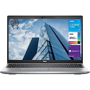 Dell Latitude 5000 Series 5520 Business Laptop, 15.6" FHD Touchscreen, Intel Core i5-1145G7 vPro, 32GB RAM, 1TB SSD, IR Camera, NFC, Backlit Keyboard, Wi-Fi 6, Windows 11 Pro