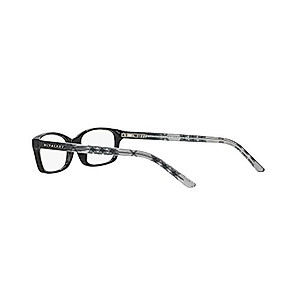 BURBERRY BE 2073 3164 Black Plastic Rectangle Eyeglasses 53mm
