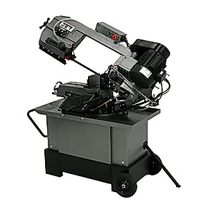 JET HVBS-710S, 7" x 10-1/2" Belt-Driven Mitering Bandsaw, 1Ph 115/230V (413451)