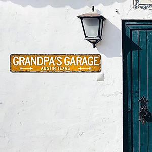 Personalized Street Sign Customized - Custom Street Signs Decor For Bedroom Personalized Steet Sign Post Custom Cat Dog Dad House Road Signs Room Decor