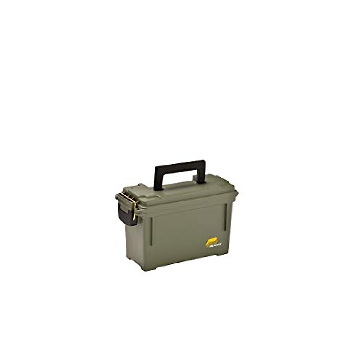 Plano Field Ammo Box, OD Green, Lockable Ammunition Storage Box with Heavy-Duty Carry Handle, Small Plastic Ammo Storage, Water-Resistant Protection, Holds 6-8 Boxes of Ammo