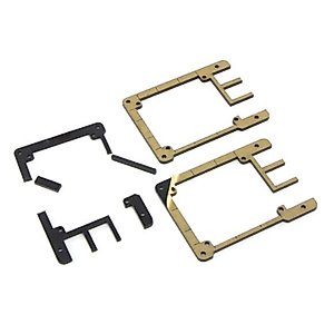 Top HAT Tall Upgrade Kit for Zebra Case - Raspberry Pi3B+, 3 Pi2 B B+ - Black
