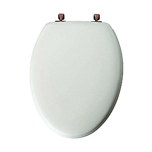 UYSB White Elongated Molded Wood Toilet Seat Toilet seats Bathroom accessories Toilet seat Toilet seat cover Home improvement Toilet seat risers Sitz bath for toilet seat Toilet seats Raised toi