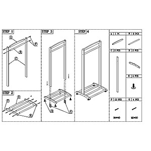 Frenchi Home Furnishing Kid's Clothes Hanger, Pink