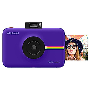 Zink Polaroid Snap Touch Portable Instant Print Digital Camera with LCD Touchscreen Display (Purple)