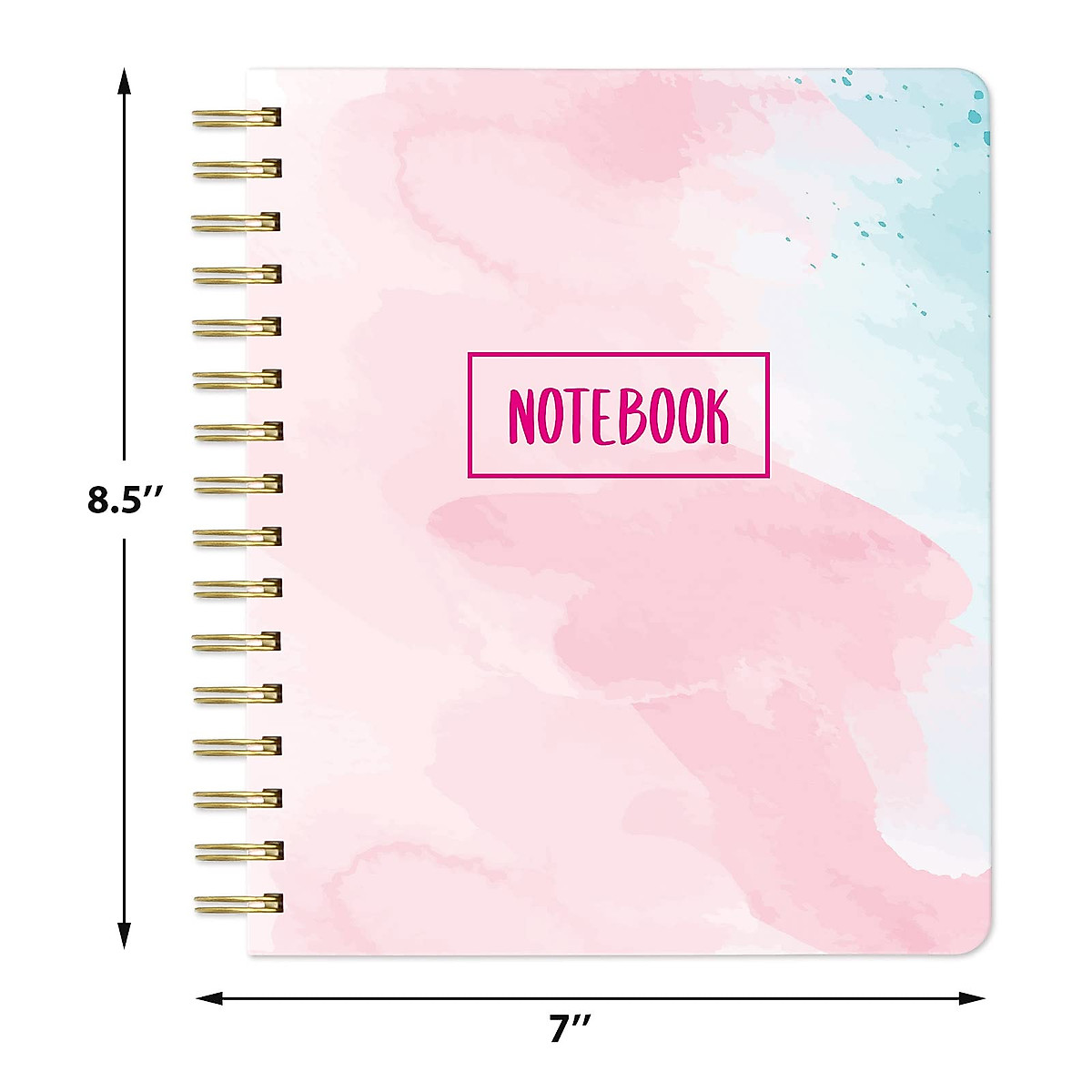 ceiba tree Divider Notebook with Tabs Spiral Notebook Watercolor Design Lined Journal Hardcover Notebook for Home Office School Classroom