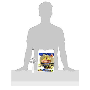Mission 10 Inch Carb Balance Whole Wheat Tortillas LARGE Burrito 8 ct 20 oz Pack of 3 Total of 60 oz Kosher Certified