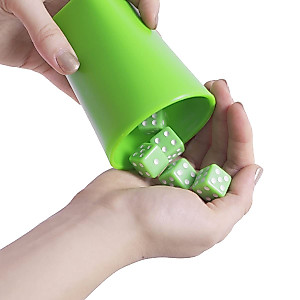 Brybelly Farkle: The Family Dice Game | Fun Dice Game for Game Nights | 1 Cup & Dice | 2-8 Player Game