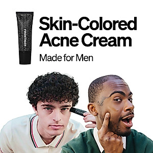 FRONTMAN Fade, Men's Acne Concealer With Salicylic Acid | Blemishes & Dark Circles | Natural Coverage, Non-Greasy Formula, Fragrance-Free | Great for All Skin Types | Men’s Concealer L2 Light Shade