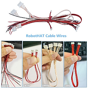 Adeept Raspberry Pi Robot HAT Kit, Smart Robot Car Driver, Robot Expansion Board Support Raspberry Pi 4 Model B 3B+ 3B 2B B+, L298P DC Motor Drive, PCA9685 16 Channel 12-Bit PWM Servo Motor Driver