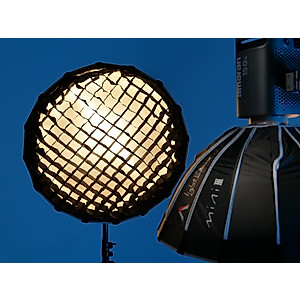 Aputure Light Dome Mini III Softbox,Bowens Mount Octagonal Softbox Quick-Setup Soft Light Modifier for Video Light Aputure Amaran 200/100/300c/150c/60d s/60x s