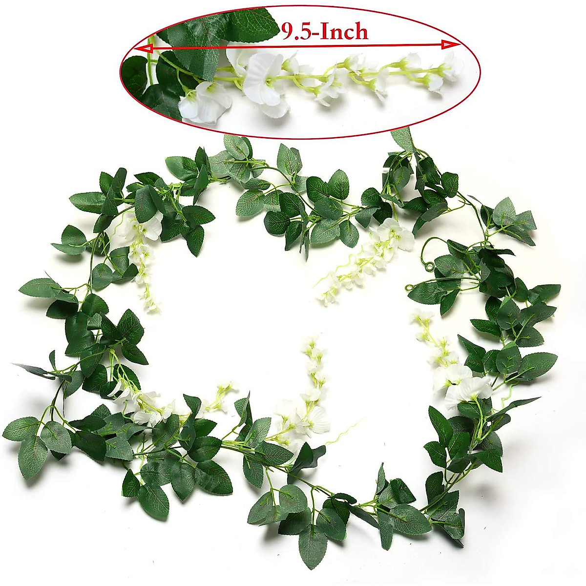 8pcs Artificial Grass Plants Fake Bushes Artificial Shrubs Artificial Fake Grass Plant Faux Wheat Grass for Outdoor UV Resistant Plastic Greenery Plants (5, White)