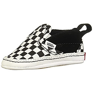 Vans Infant Checker Slip-On Black/True White Crib Size 4