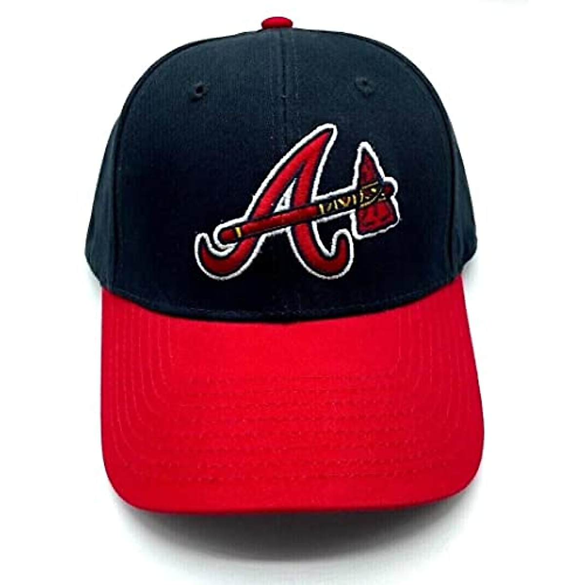 Fan Favorite Officially Licensed Atlanta Baseball Team Tomahawk Embroidered MVP Adjustable Hat Multicolour One Size