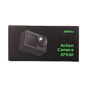 Waterproof Action Camera 4K-Ultra HD 60FPS 24MP 40M Underwater Helmet Vlog WiFi Camera，8X Zoom Touch Dual Screen EIS Stabilization Cam/Wireless Mic/Remote Control/Battery*2/Charger/Accessories Kit