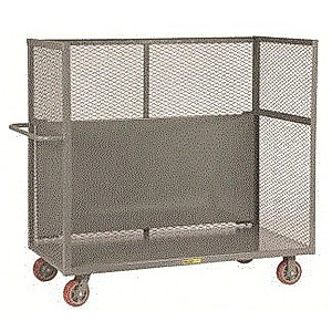 Little Giant Products - Div. O, 13 Ga Flattened Expanded Metal Mesh Sides, Mesh-3048, Deck Size W X L: 30 X 48, Shelf Size W X L: 27 X 44, Weight: 209 #, T1-3048-6Py-Ds