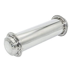 SoClaay Time Capsule Customize Logo Words Text Anti-Corrosion Waterproof Stainless Steel Capsule Container Durable Lock Container Birthday Graduation Gift (16.3x3.9inch)