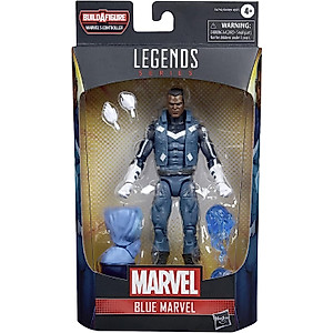 Marvel Legends Series Blue Ultimates Costume Action Figure 6-inch Collectible Toy, 4 Accessories, 1 Build-A-Figure Part