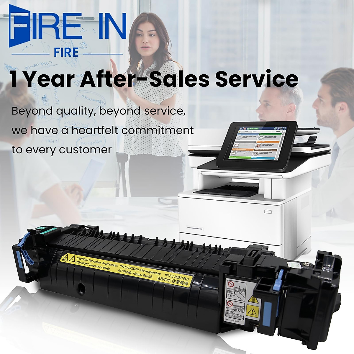 B5L35A Fuser Kit Compatible with HP Color Laserjet M552 M553 M577, B5L35 Printer Fuser Replace for RM2-0011, B5L35-67901, B5L35-67902 Fuser Unit