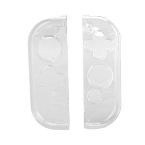 LIKJ Game Console Protective Case, Split Type Transparent TPU Easy Assembly Good Compatibility Game Console Cover for Switch Console