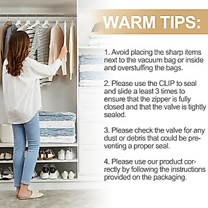 TAILI 6 Pack Vacuum Storage Bags, Space Saver Bags, Jumbo Cube 31x40x15 Inch, Extra Large Vacuum Sealer Bags for Comforters, Blankets, Bedding, Clothes, Pillow, Duvets, Closet Organizers Space Saving