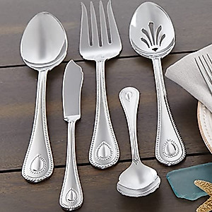 Lenox 829739 French Perle Flatware Set, 11.30 LB, 65-Piece
