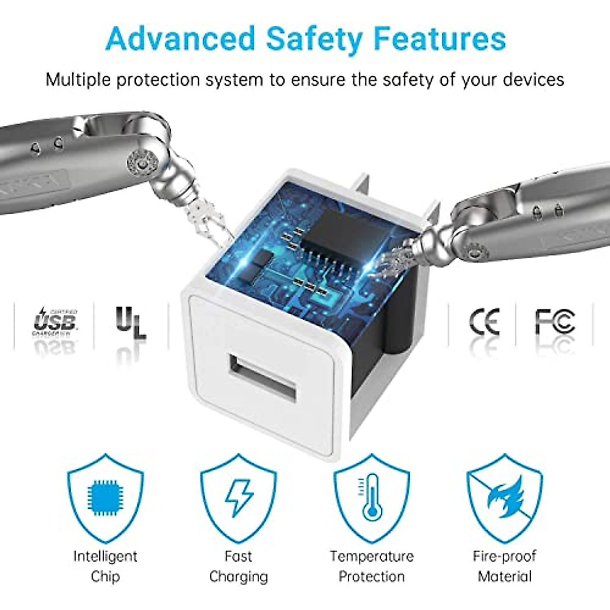 iPhone Charger, 2Pack[Apple MFi Certified]Apple Charger Fast USB Wall Charger Travel Plug Block with Lightning Cable iPhone Charger Cord Quick Charging for iPhone 14/13/12/11 Pro/XS MAX/XR/8/7/6s/iPad