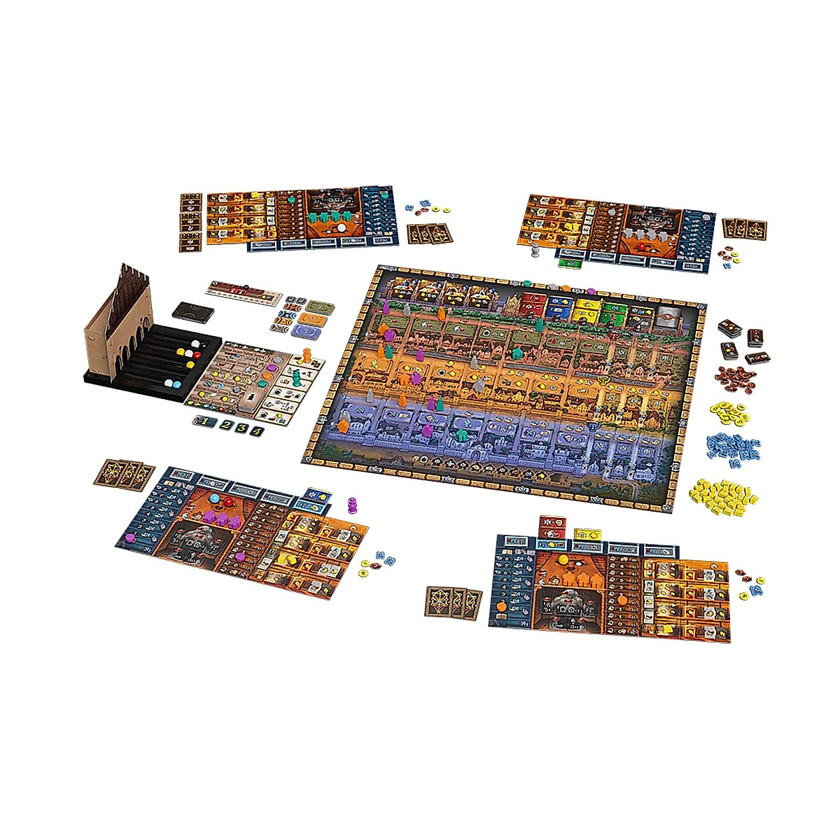 Golem Board Game | Strategy Game | Renaissance Fantasy Game | Engine-Building Game for Adults and Teens | Ages 14+ | 1-4 Players | Average Playtime 90-120 Minutes | Made by Cranio Creations