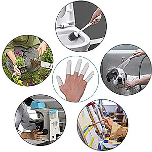 Cuttte (Approx. 330 PCS Latex Finger Cots, Disposable Medium Fingertips Protector Finger Covers