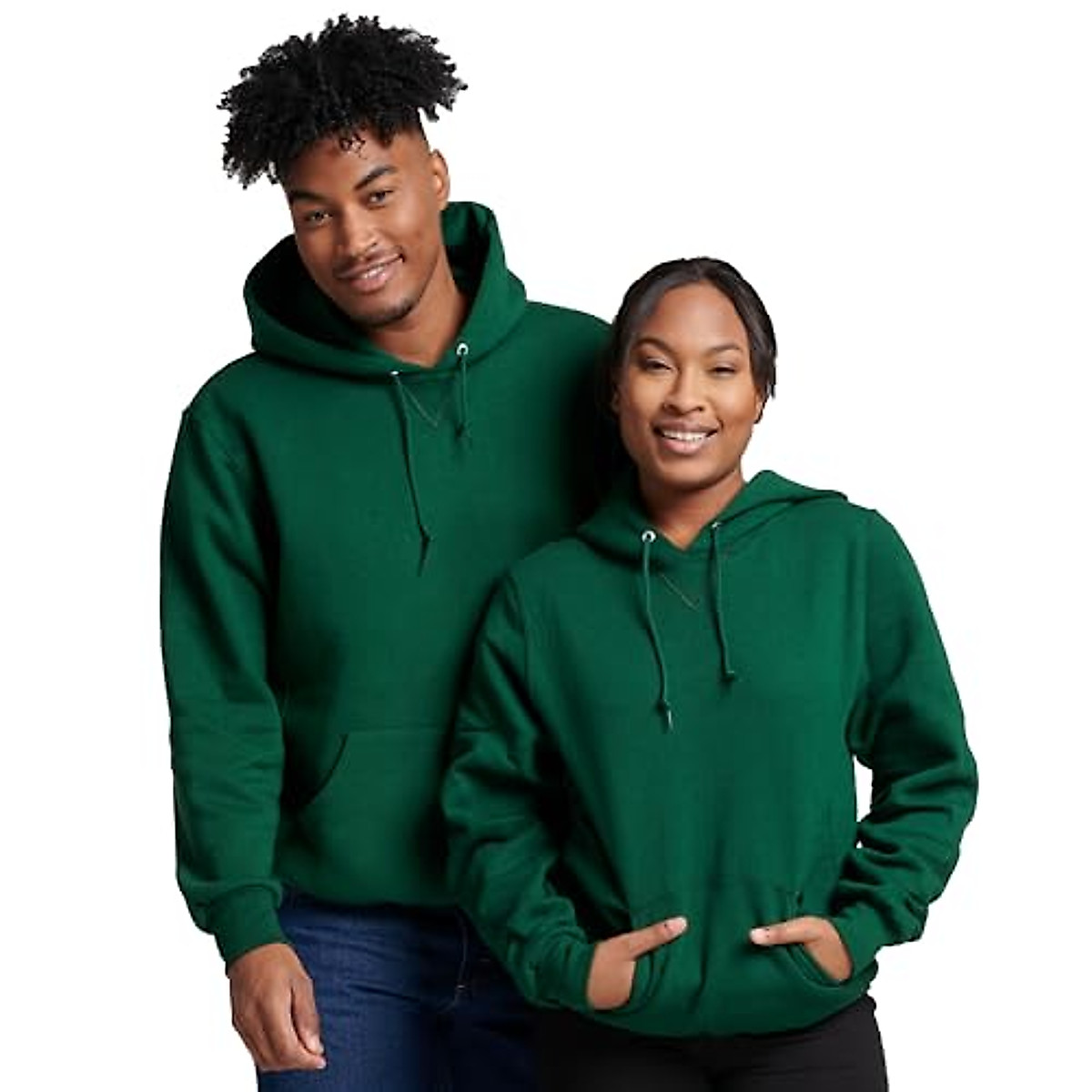Russell Athletic Men's Dri Power Hooded Pullover Sweatshirt, Dark Green, 3X-Large