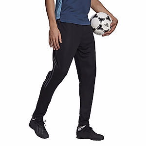 adidas Men's Tiro 21 Track Pants, Black/Dark Grey Heather, 3X-Large Big