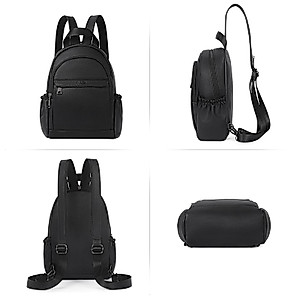 CLUCI Sling Bags for Women, Small Sling Bag for Women, Crossbody Bags for Women, Leather Sling Backpack Convertible Travel