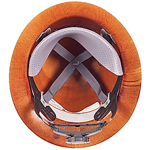 MSA 10126693 Fas-Trac III Replacement Suspension - 4-Point Attachment, Size: Large, Skullgard Helmet Accessory, Cap-Style Hard Hat Suspension, Adjustable Component, Replaceable & Durable Gear, BLACK