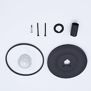 Escutcheon Replacement for Moen 16090 T470 Chateau Collection, for One-Handle Tub and Shower Faucets, Matte Black