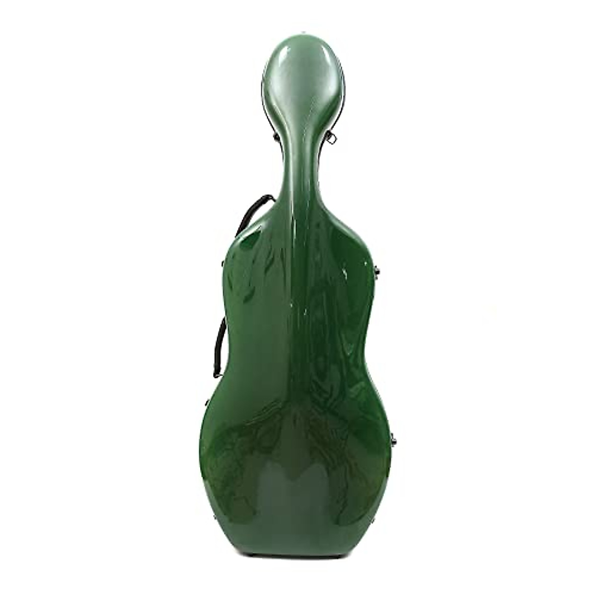 yinfente 4/4 Cello case Carbon Fiber Cello Box Full size Hard case Hard Shell Strong Light 4kg weight Pink color Support 300kg pressure (Green)